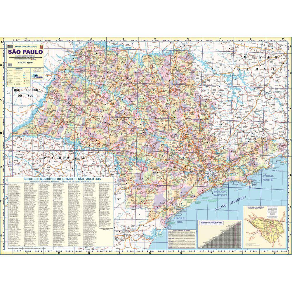 Mapa estado sp | Pontofrio