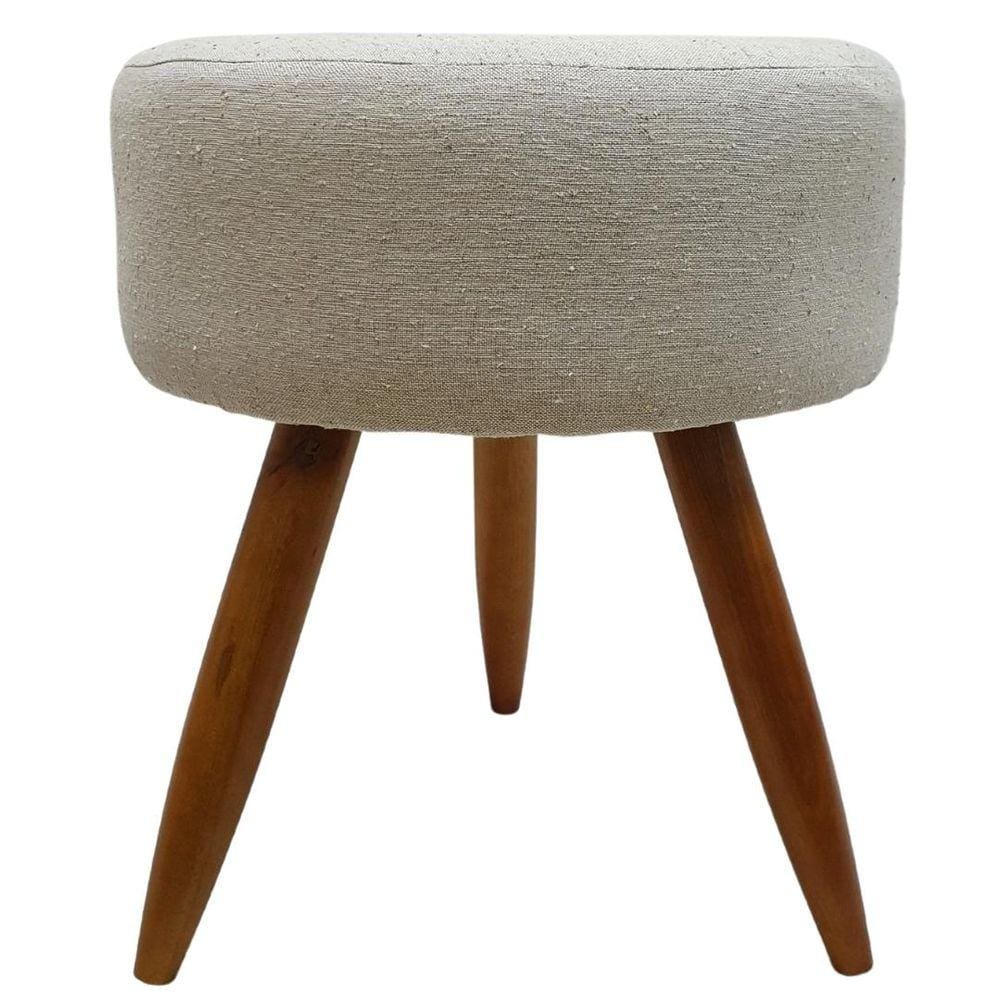 Puff redondo para penteadeira | Pontofrio