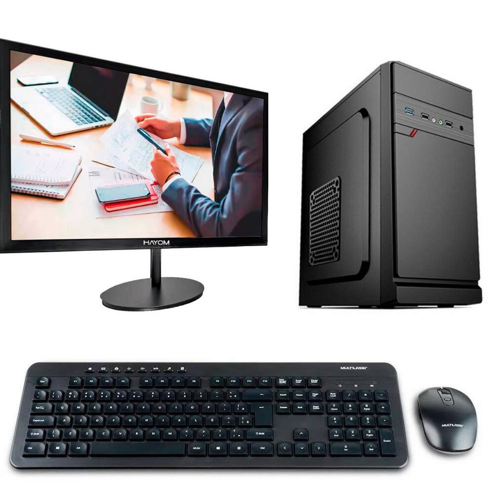 Computador completo facil intel core i5 terceira geracao 4gb hd 500gb monitor 19 hdmi led ...