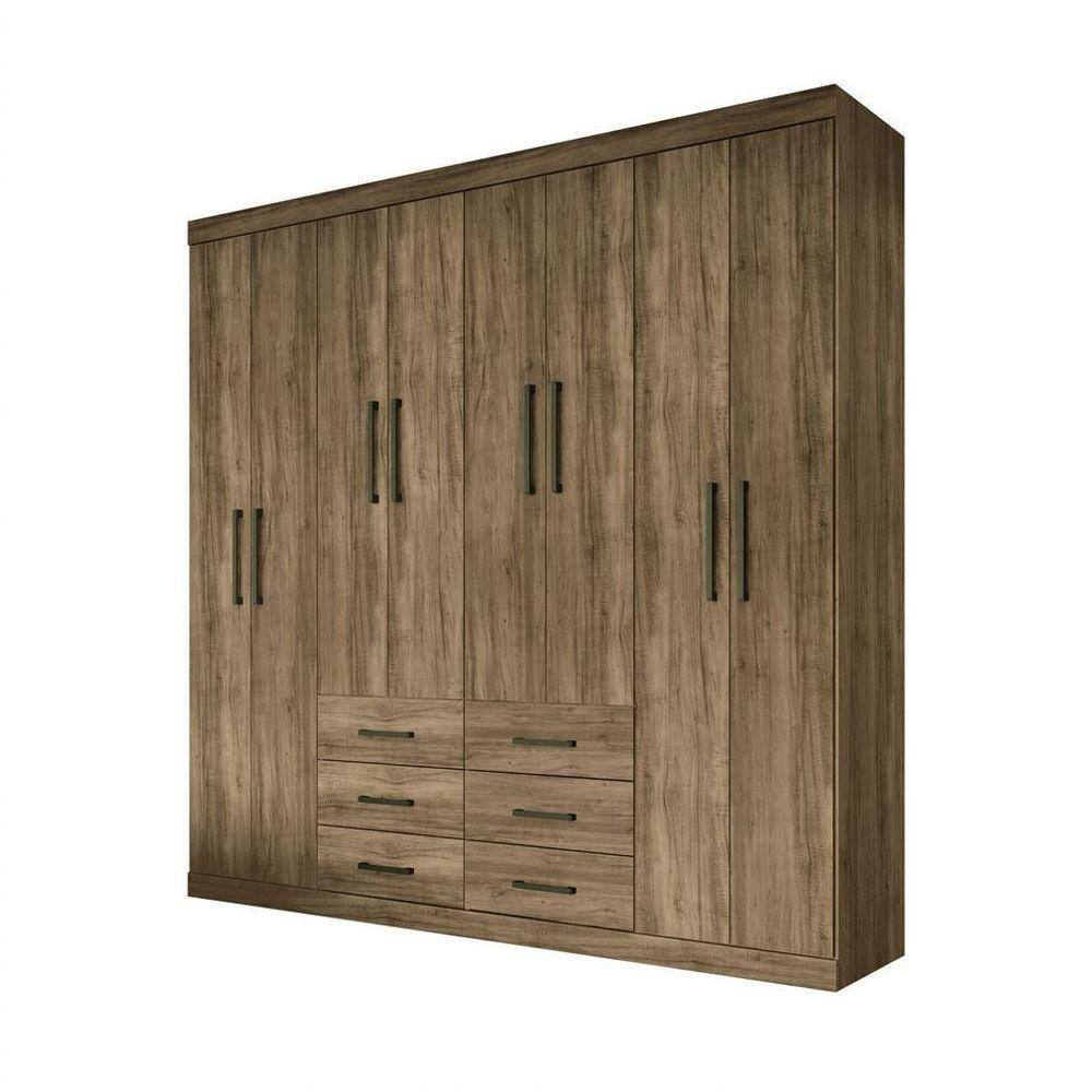 Guarda roupa casal 8 porta e 6 gaveta | Pontofrio