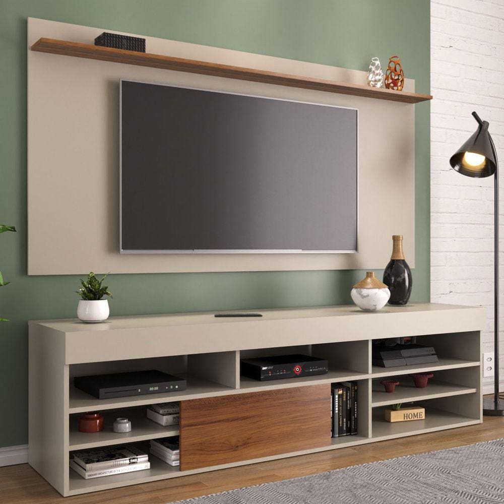 Rack painel 55 polegadas e aparelho som | Pontofrio