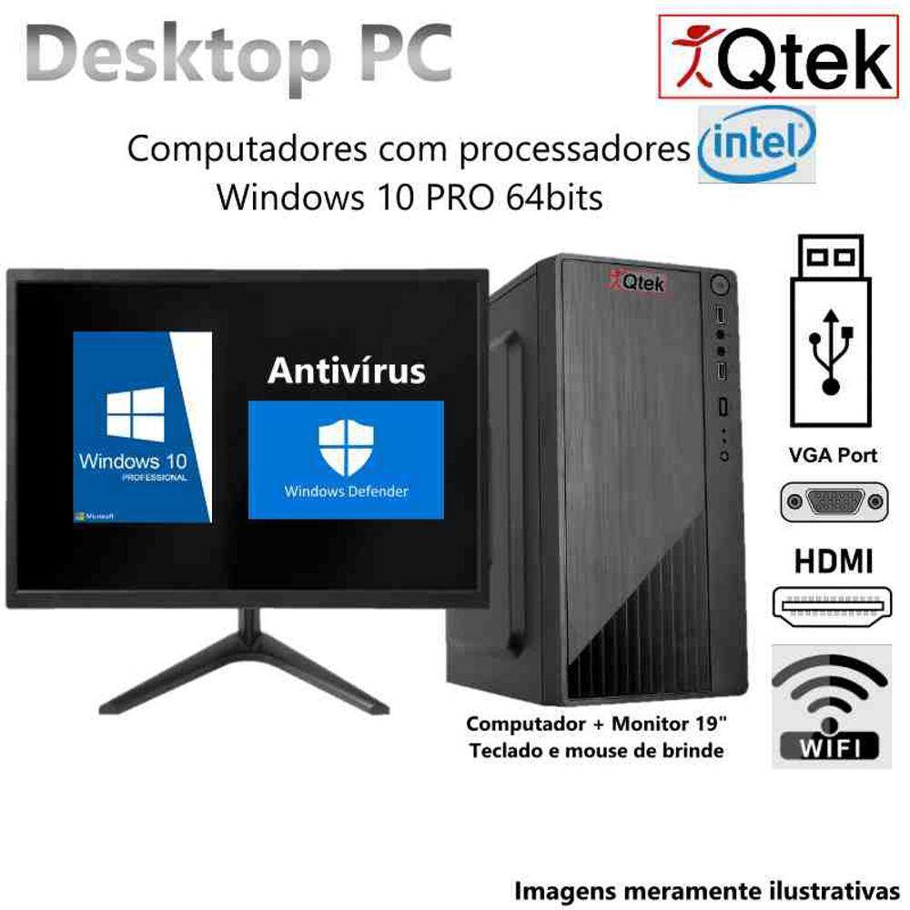 Computador com monitor i3 windows | Pontofrio