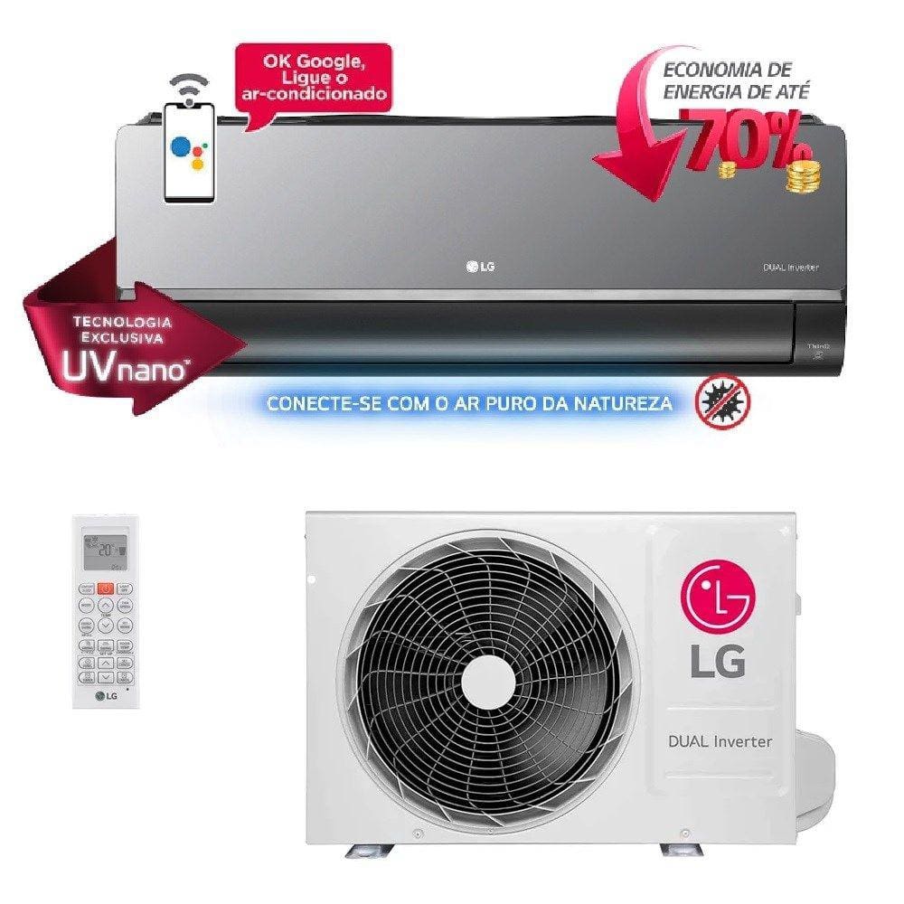Ar condicionado split lg dual inverter voice artcool 12 000 btus 220v quente e frio | Ponto