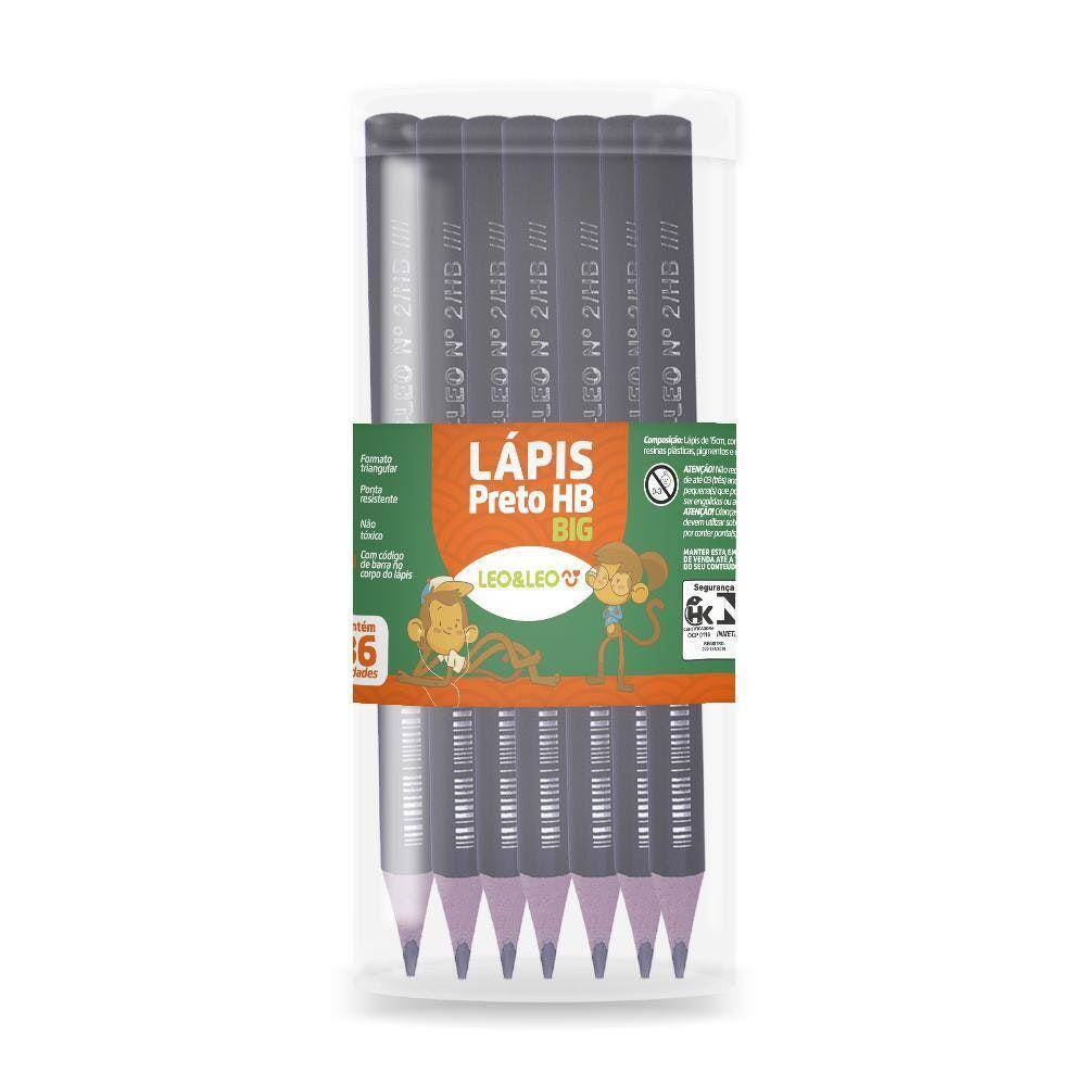 Lapis preto triangular jumbo | Ponto Lapis preto triangular jumbo | Ponto
