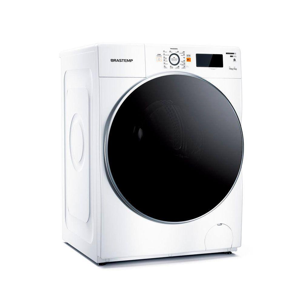 Lava seca brastemp 10kg bnq10as inverter agua quente e fria prata ...