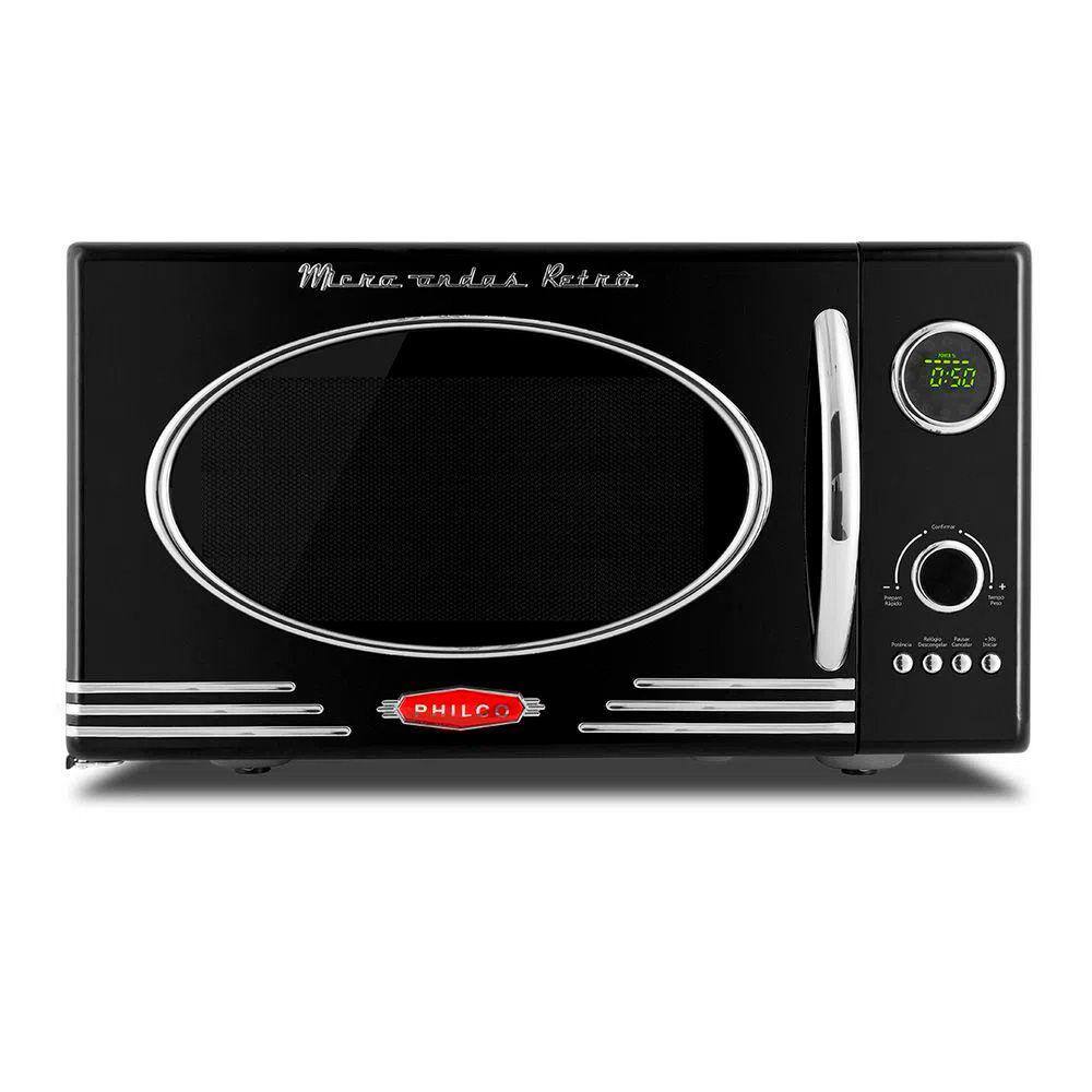 Micro ondas philco retro preto | Ponto