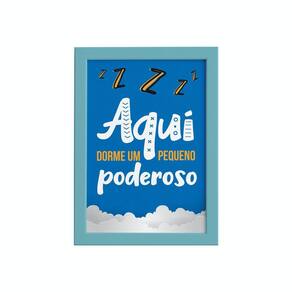 Moldura infantil azul | Pontofrio