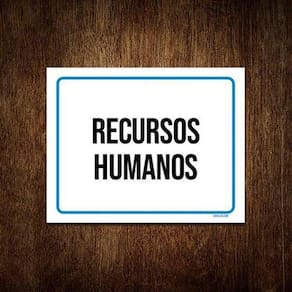 Placa recursos humanos | Pontofrio