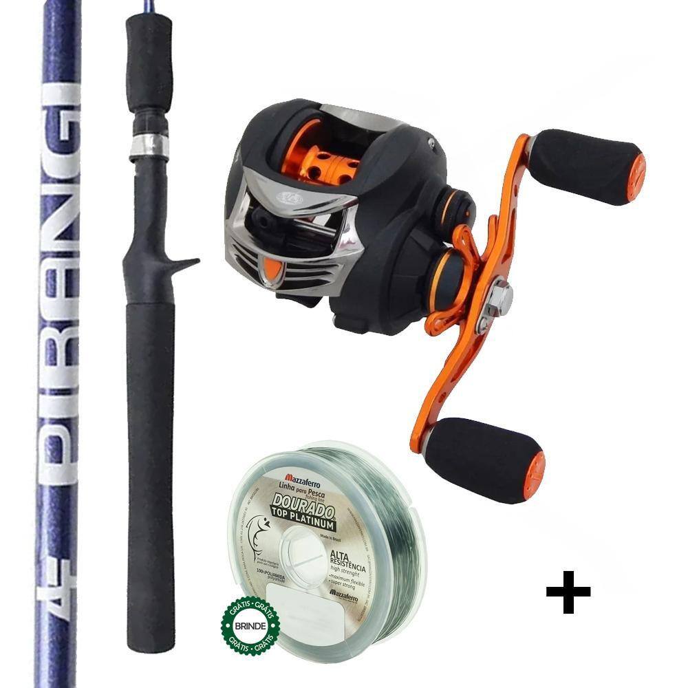 Kit vara carretilha e linha | Pontofrio