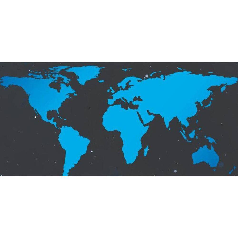 Mouse Pad Gamer Grande Exbom 70 X 35 Mapa Mundi | Pontofrio