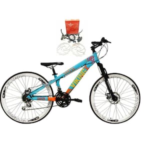 Bicicleta vikingx tuff x25 branco e azul | Pontofrio