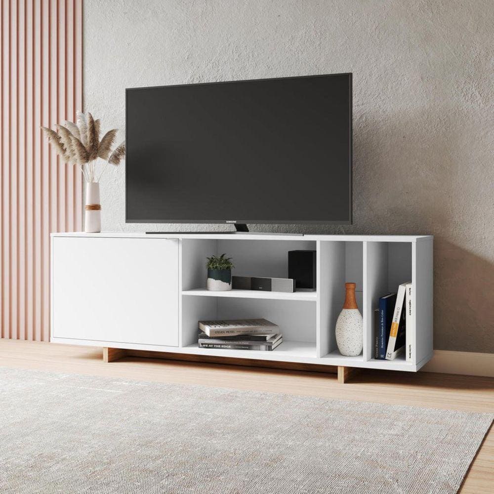 Painel e raque branco pequeno | Pontofrio