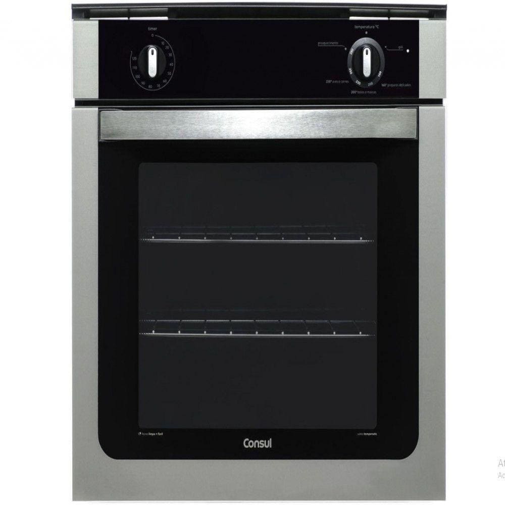 Forno embutir 78 litros gas consul inox | Pontofrio