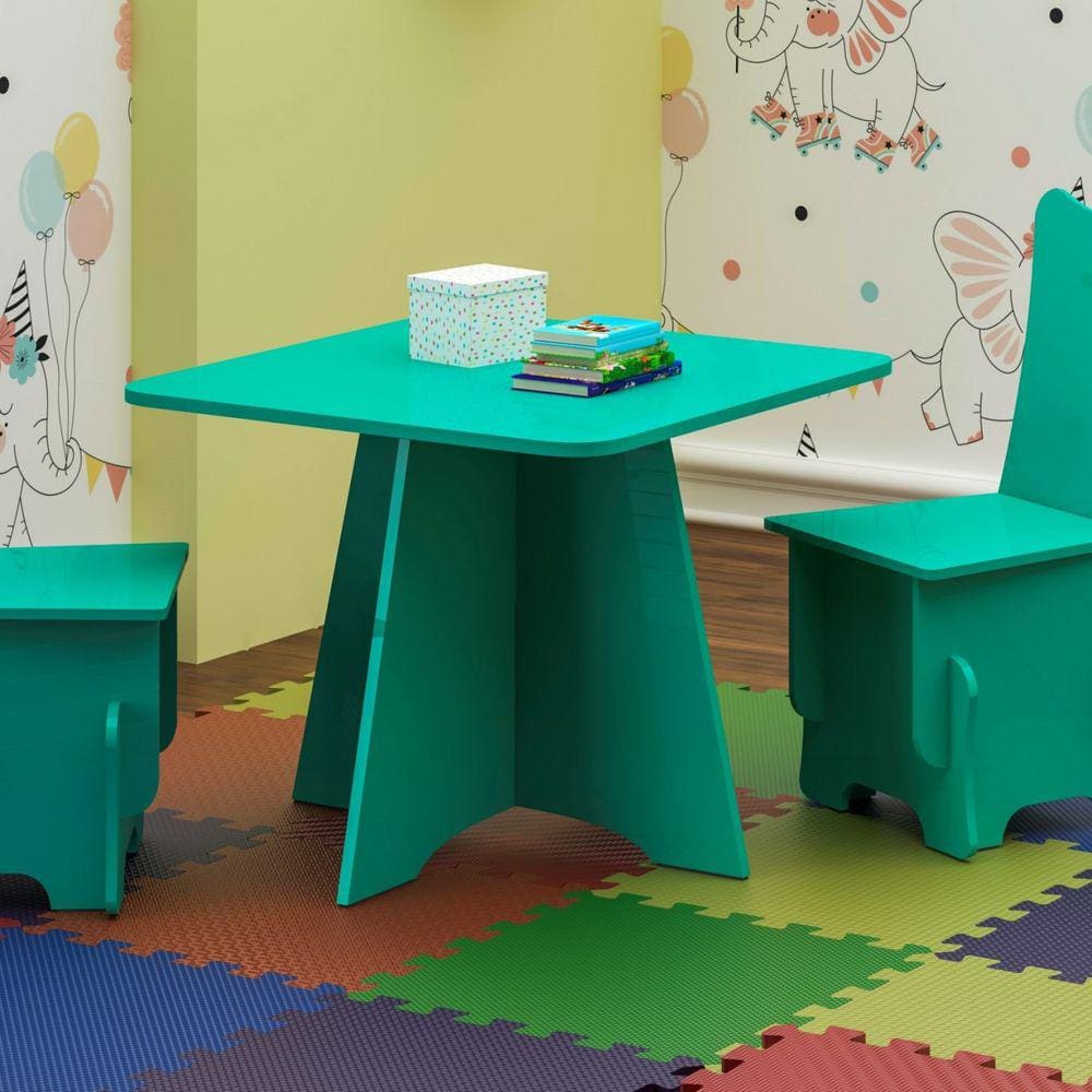 Mesa e cadaira infantil plastico | Pontofrio