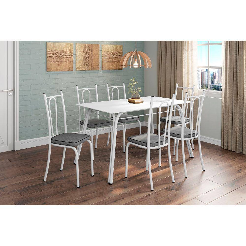 Mesa bella tp vd 160x90 6 cad carmem | Pontofrio