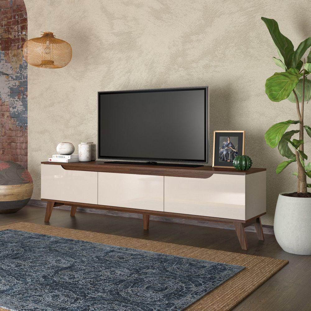 Painel rack tv ate 75 polegadas | Pontofrio