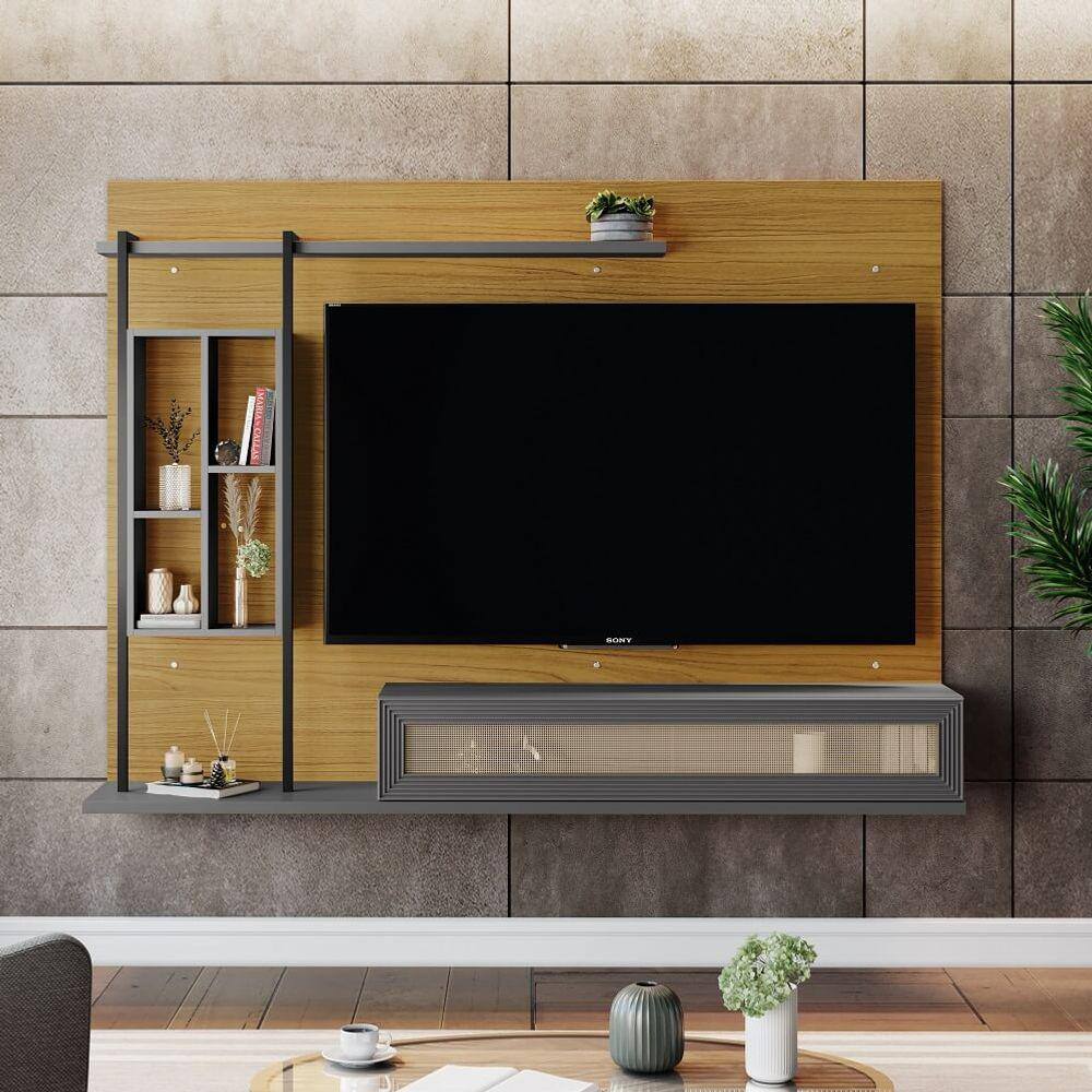 Painel suspenso com bancada tv 19s 60 polegadas livin | Pontofrio