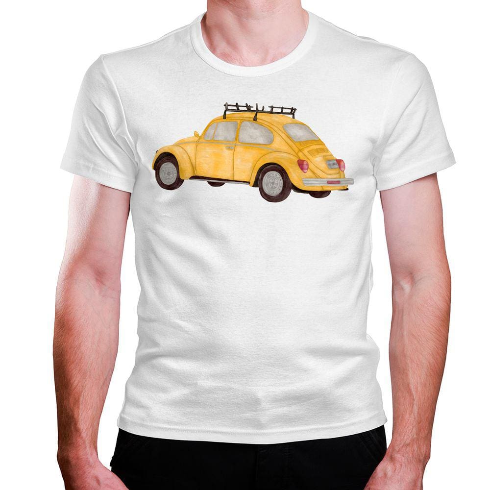 Fusca amarelo desenho png | Pontofrio