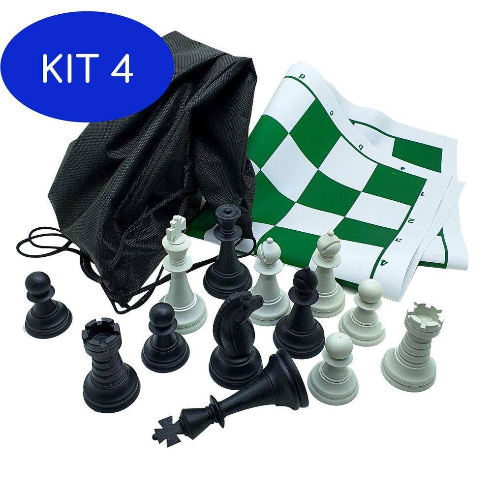 Kit xadrez tabuleiro napa | Pontofrio