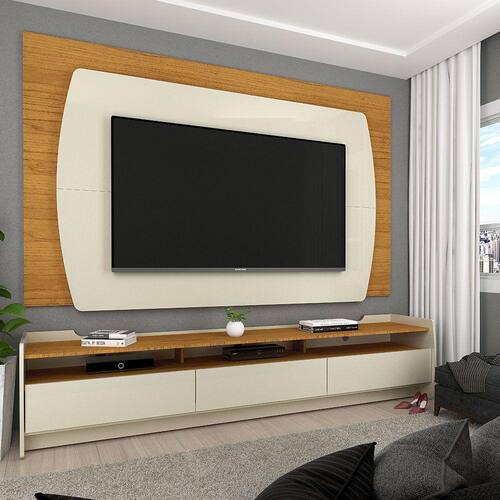 Rack com Painel para TV até 75 Polegadas | Ponto