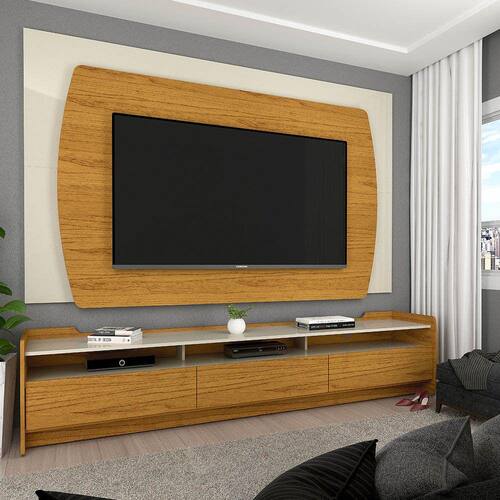 Rack com Painel para TV até 75 Polegadas | Ponto