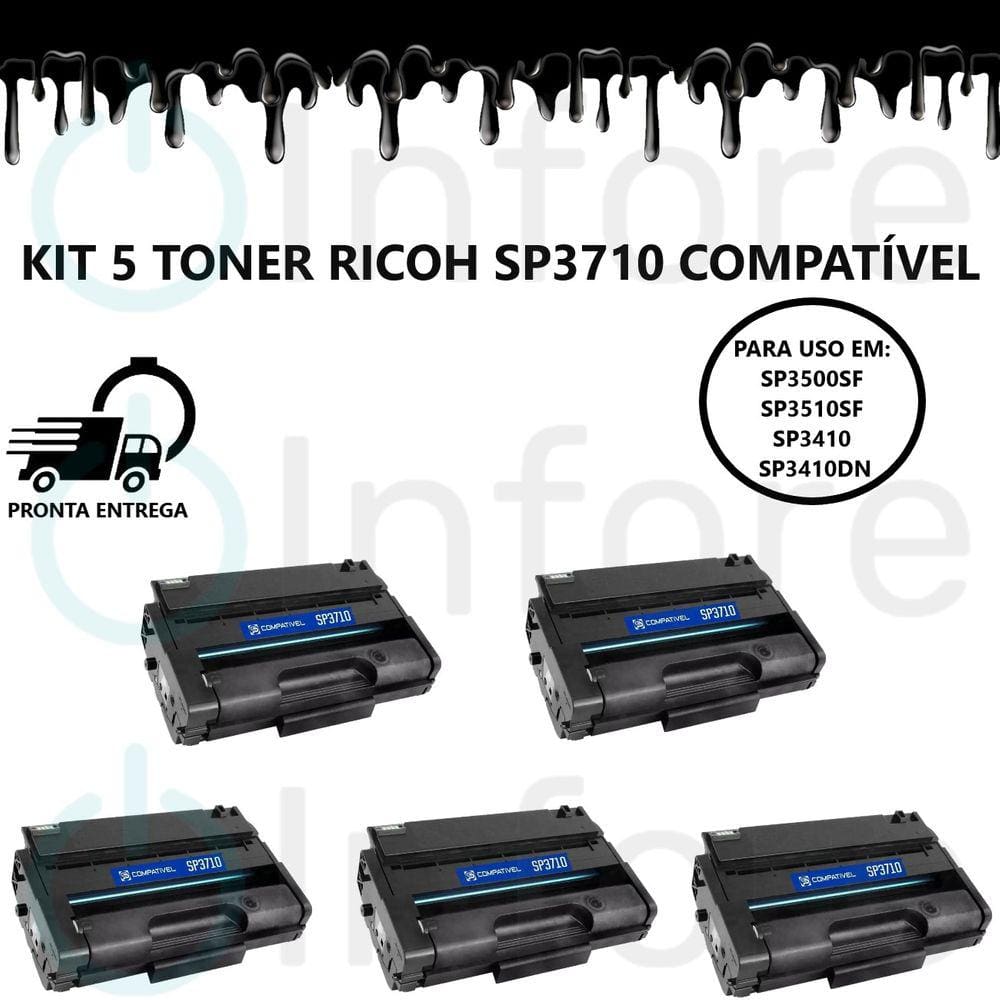 Impressora a laser ricoh sp 3710 dn | Pontofrio