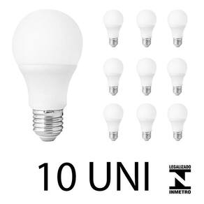 10 lampada led philips bulbo 9w 806lm socket e27 bivolt selo procel e inmetro equivale 60w cor ...
