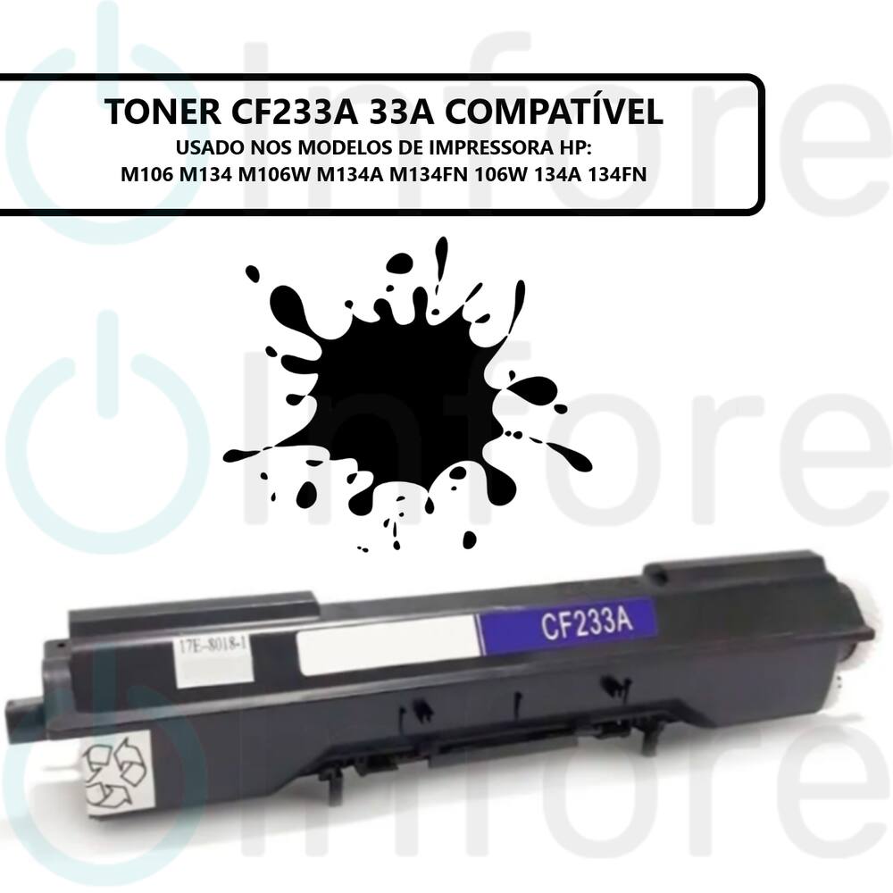 Toner hp cf233a compativel idealprint | Black Friday Pontofrio