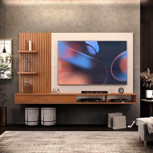 Painel Ripado TV Até 60 Polegadas | Ponto