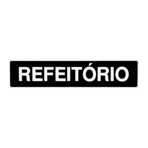 Placa sinalizacao refeitorio | Pontofrio