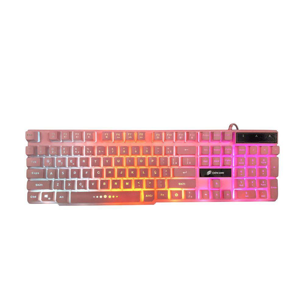 Teclado oex rosa | Pontofrio