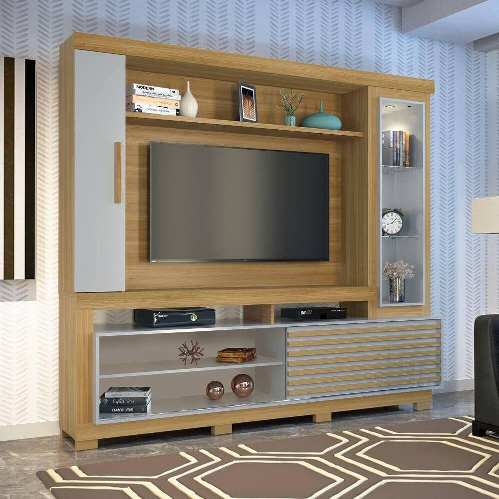 Estante home 60 polegadas com rodinhas | Pontofrio