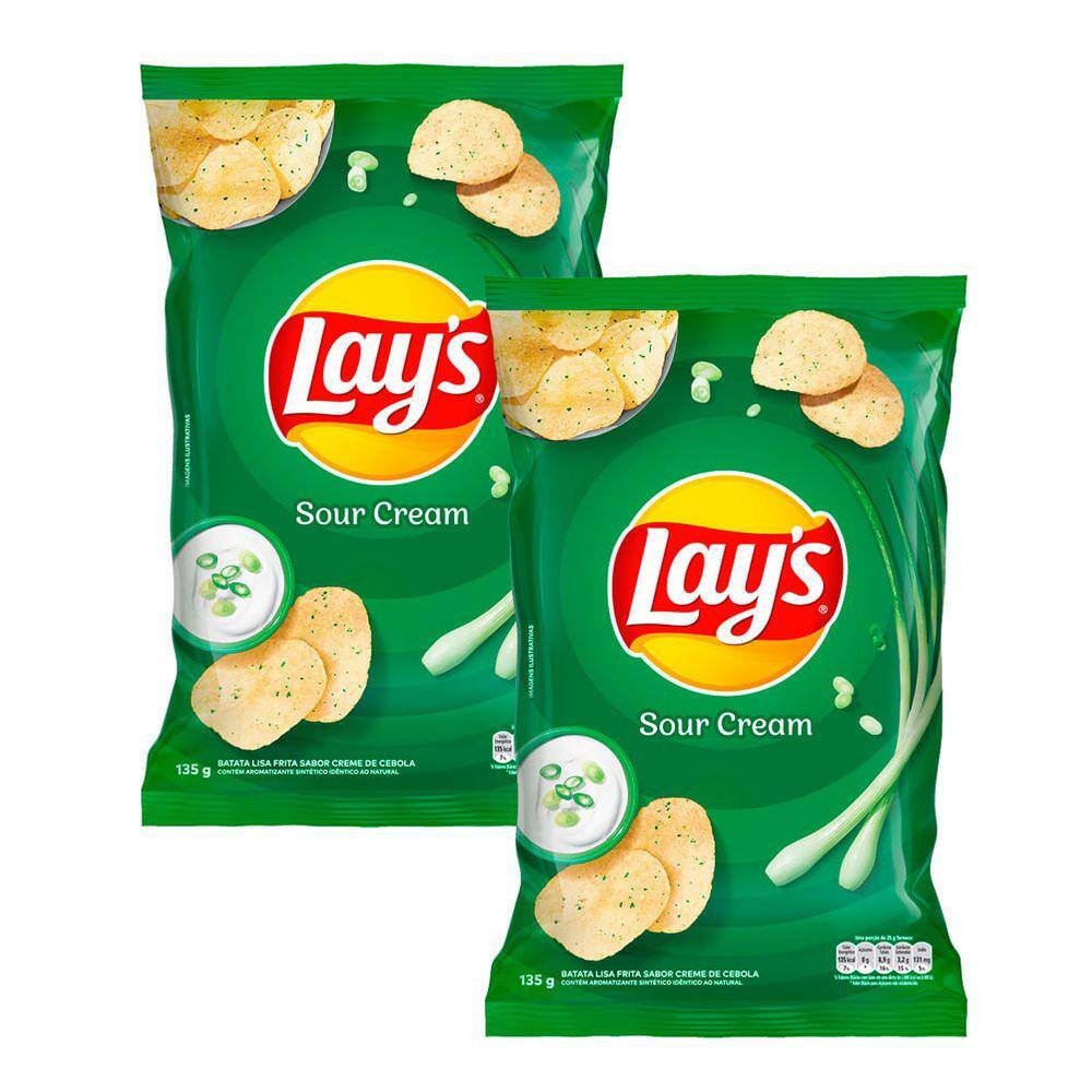 Batata lays sour cream | Pontofrio