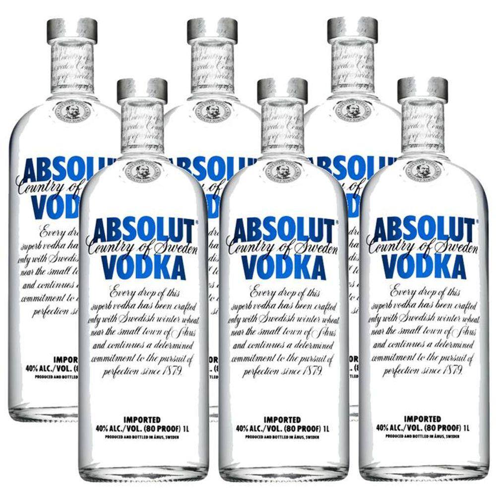 Vodka absolut natural 1 lt | Pontofrio