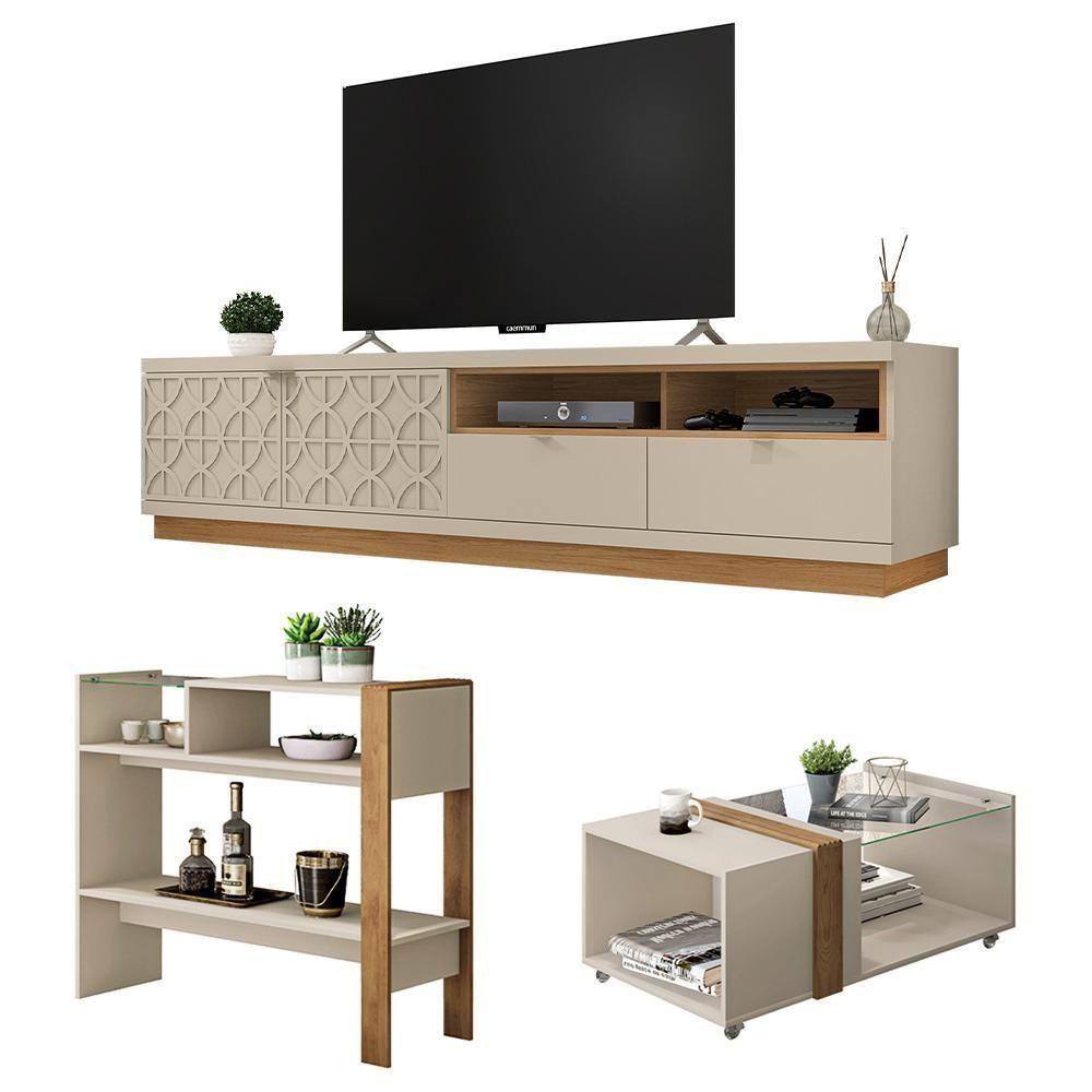 Kit aparador com rack | Pontofrio