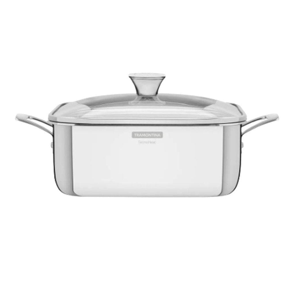 Panela quadrada inox | Pontofrio