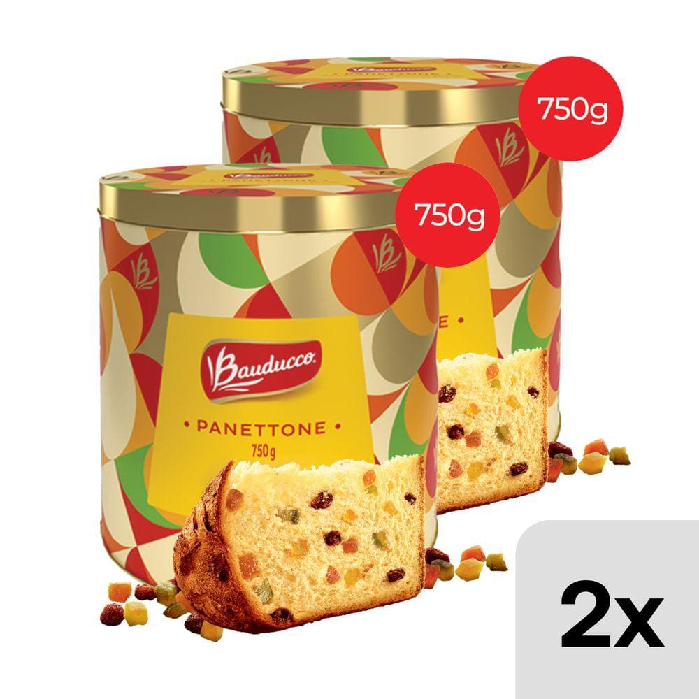 Panetone Bauducco Lata Pontofrio