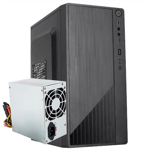 Gabinete Para Pc Computador Cpu Atx Com Fonte | Ponto