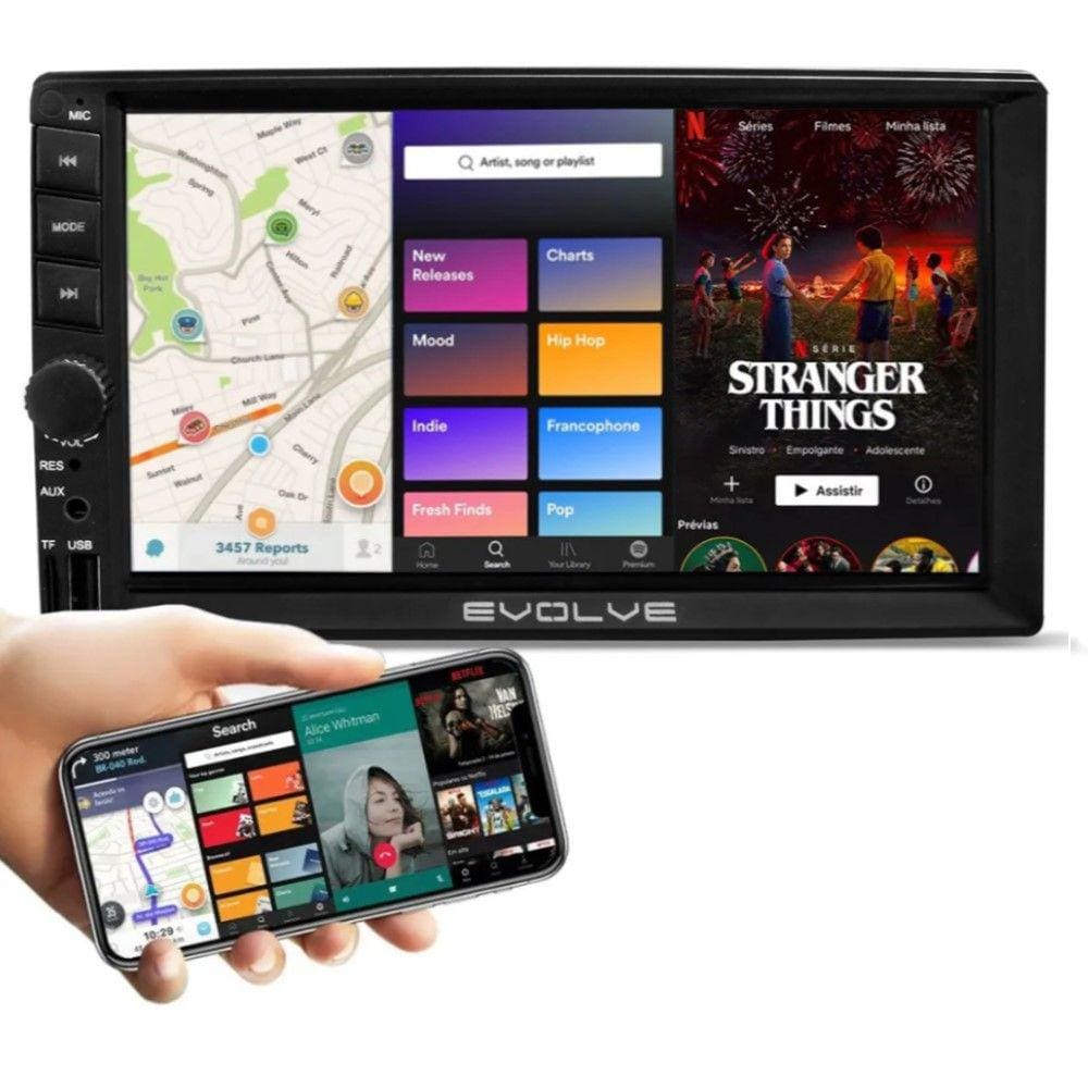 Central multimidia com gps via satelite | Pontofrio