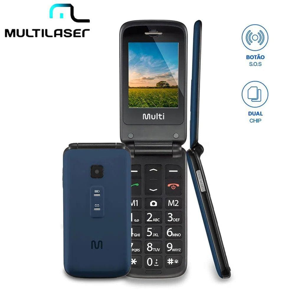 Telefone celular multilaser vita para idoso | Ponto