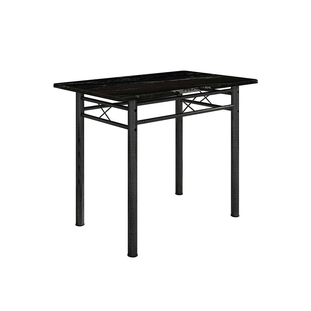 Mesa tampo granito retangular com 4 cadeira | Pontofrio