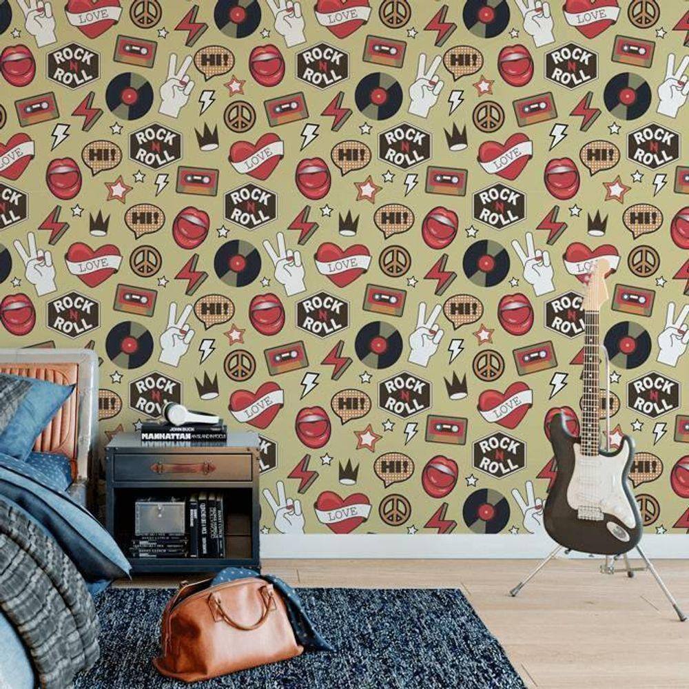 Papel parede rock | Pontofrio