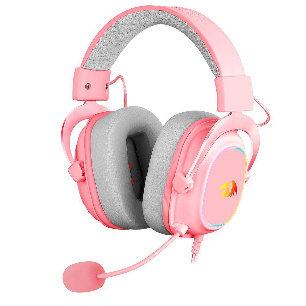 Headset gamer redragon rosa | Ponto