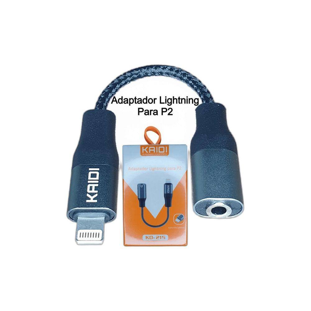 Adaptador p2 lightning fmea | Pontofrio