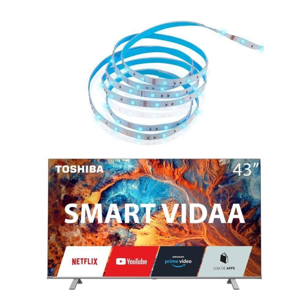 Smart tv 43 polegadas 4k semp toshiba | Pontofrio