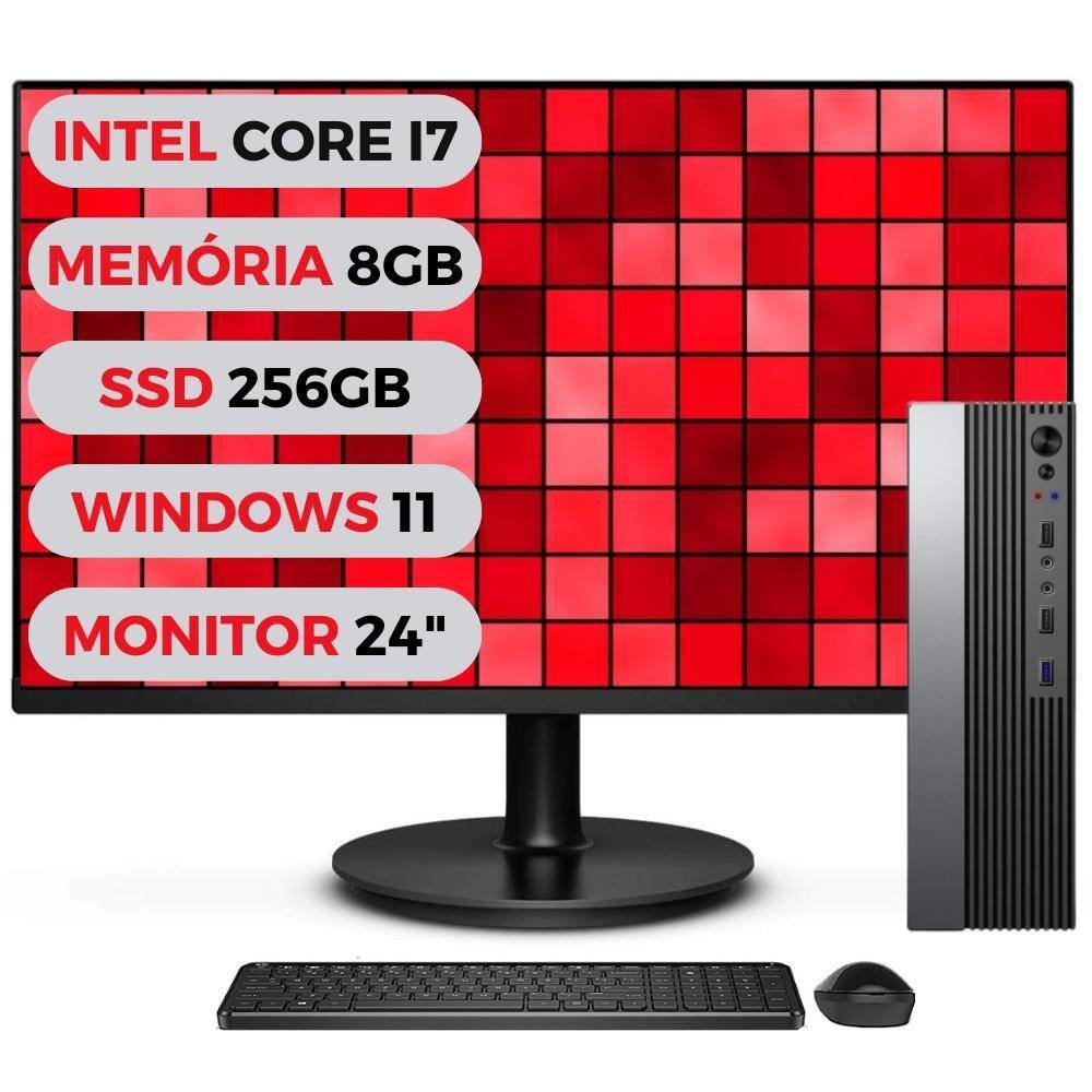 Computador Desktop Completo Com 24 Polegadas Pontofrio