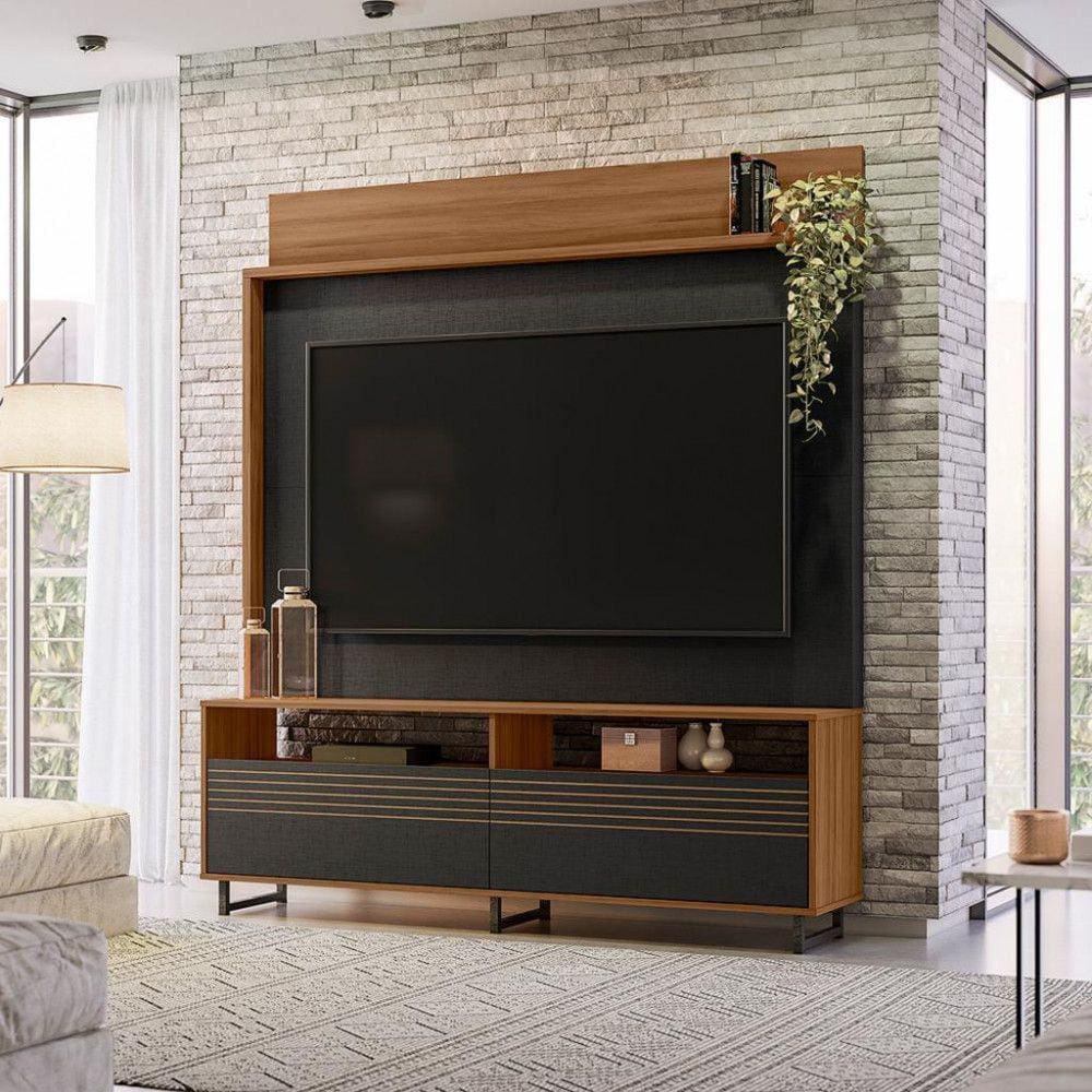 Estante Home para TV até 60 Polegadas 2 Portas NT1295 Notável Bege | Pontofrio