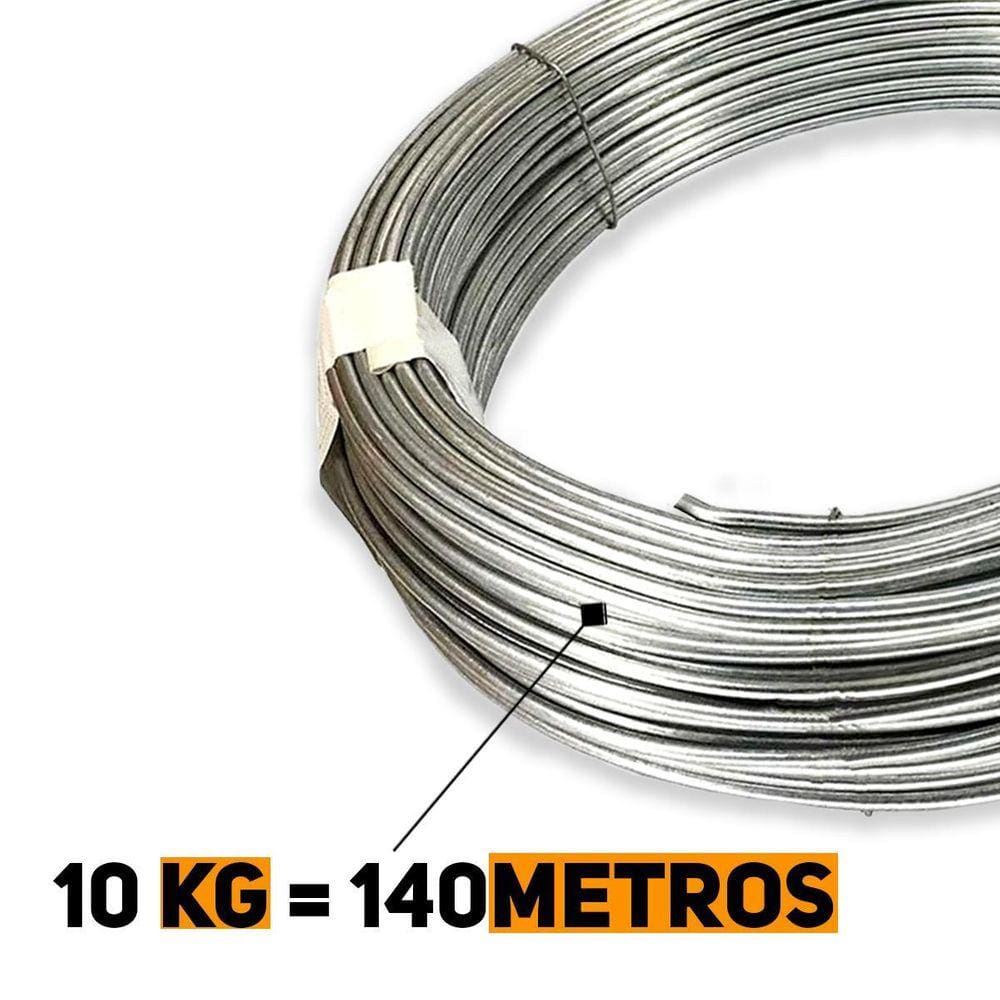 Arame aco galvanizado 12 bwg | Pontofrio