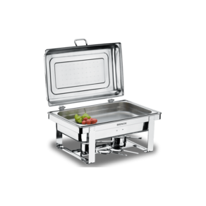 Rechaud retangular travessa em ceramica com acendedor inox wp connect ...