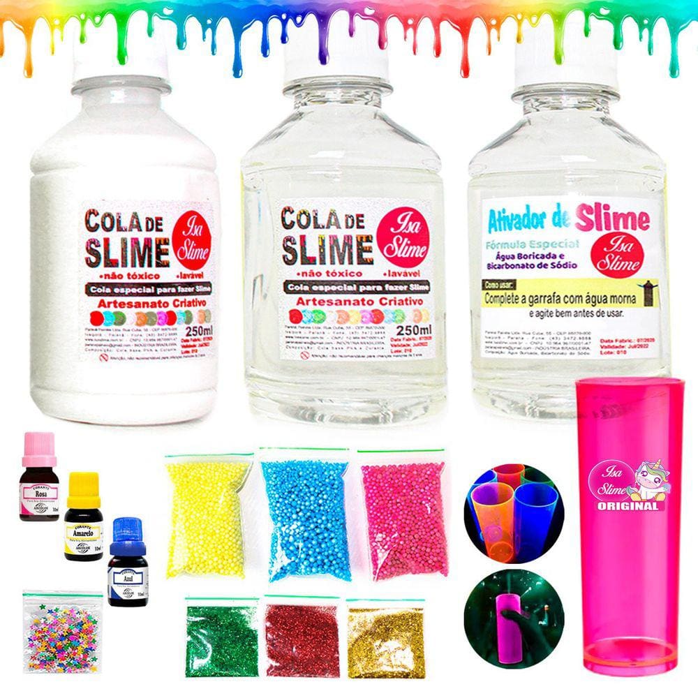 Como fazer slime com cola e gua | Black Friday Pontofrio